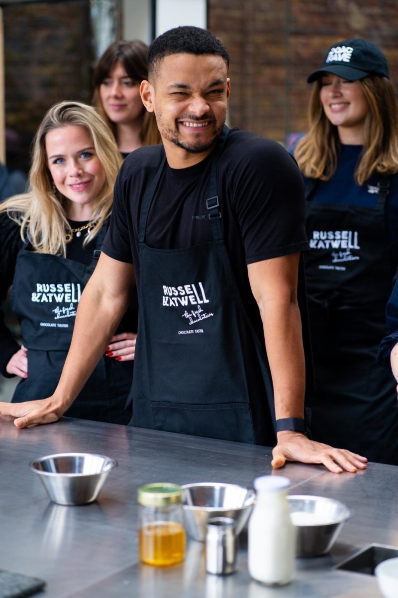 Making Fresh Chocolate with Steven Bartlett and Team – Russell and Atwell