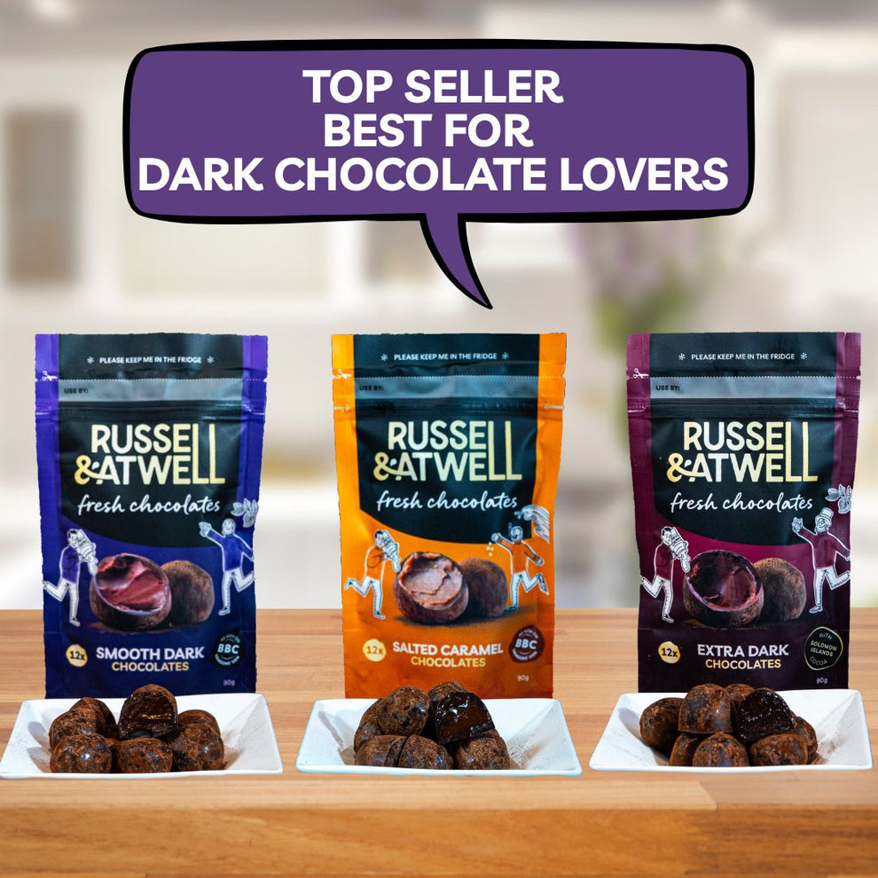 Dark Monty Fresh Chocolate Starter Pack – Russell and Atwell