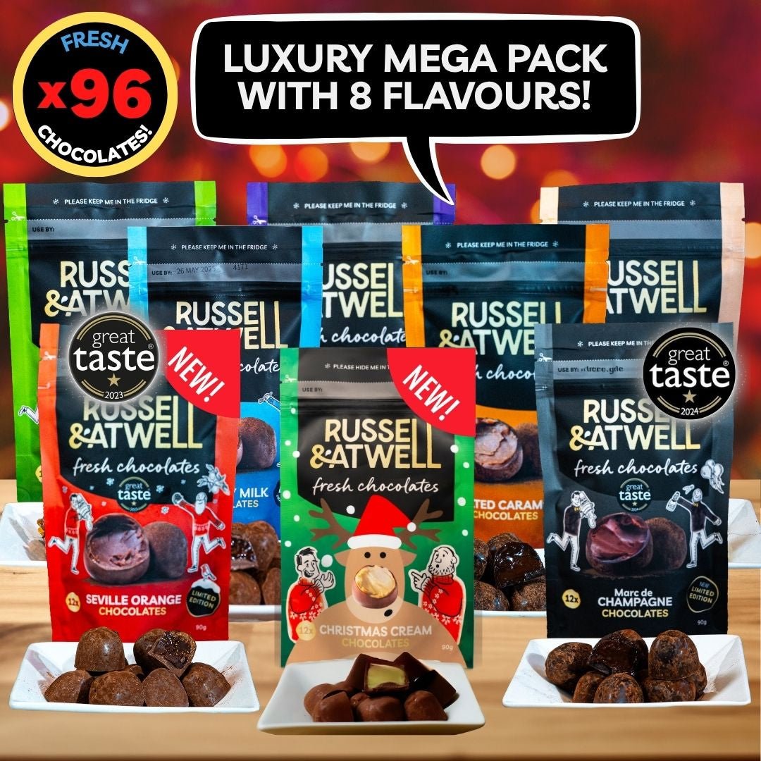 Mega Monty Lux Variety 8-Pack | Russell & Atwell Chocolates – Russell ...