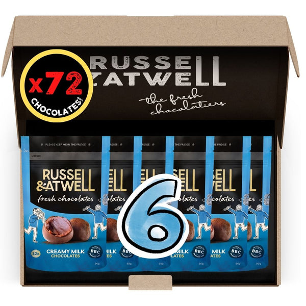 Celebration 6-Pack Creamy Milk | Russell and Atwell
